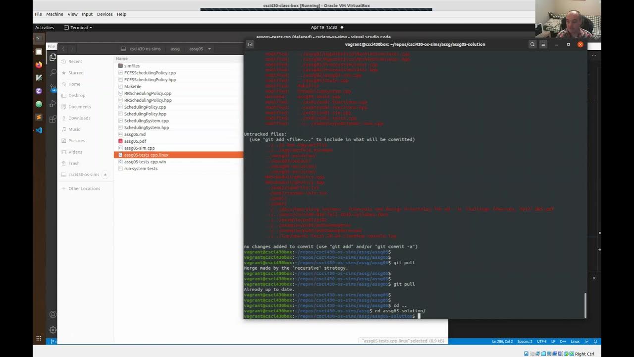 CSci 430 Introduction to Operating Systems: Help / Q&A Session 14 04/19/2021 - YouTube