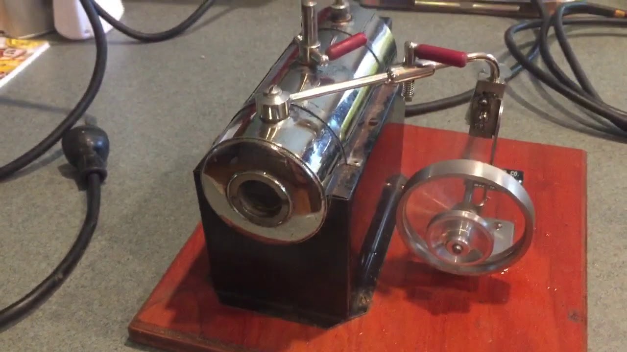 Unusual Jensen Model 70 Toy Steam Engine - YouTube