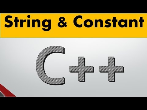 المحاضره 3| التعامل مع المعادلات و النصوص وتعريف ثابت | string in c++ ...
