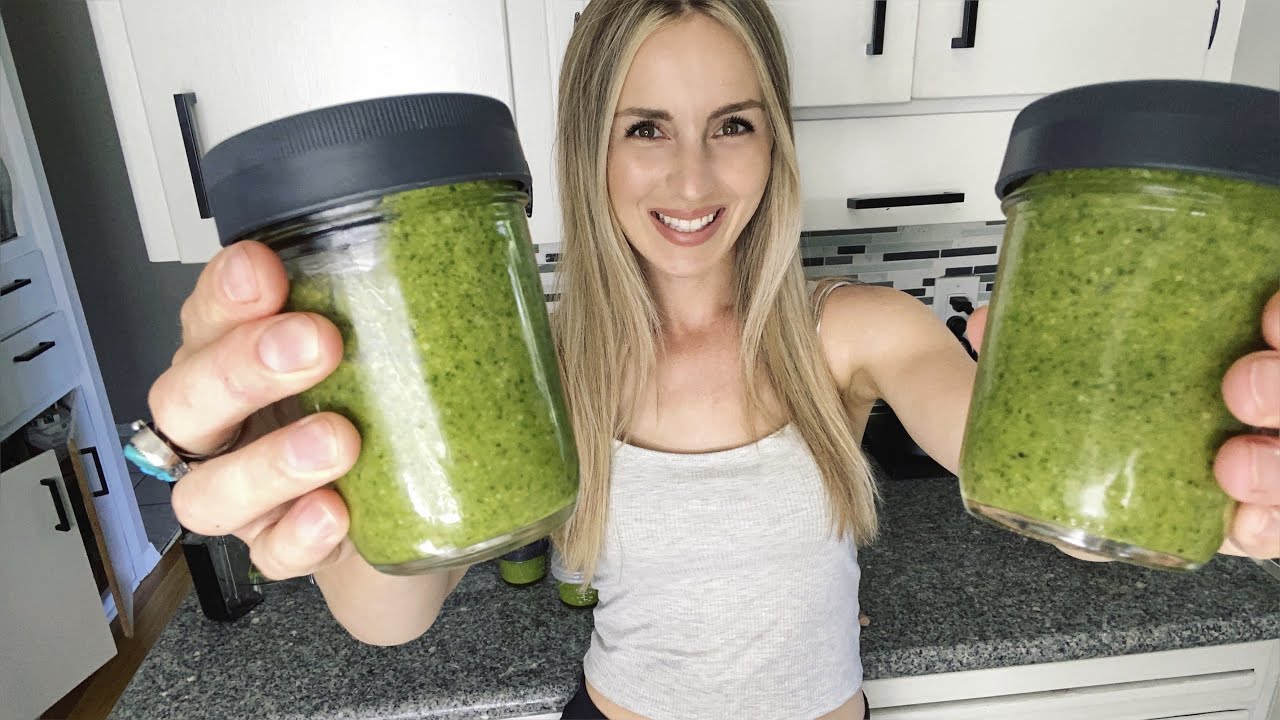 HARVESTING Basil // FREEZER PESTO RECIPE - YouTube