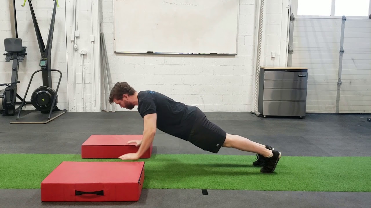 Depth Drop Plyo Push up - YouTube