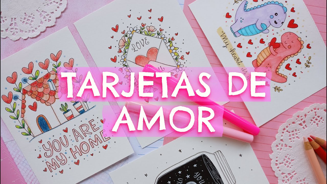 TARJETAS PARA MI NOVIO con DIBUJOS AESTHETIC de AMOR 💖 MANUALIDADES ...