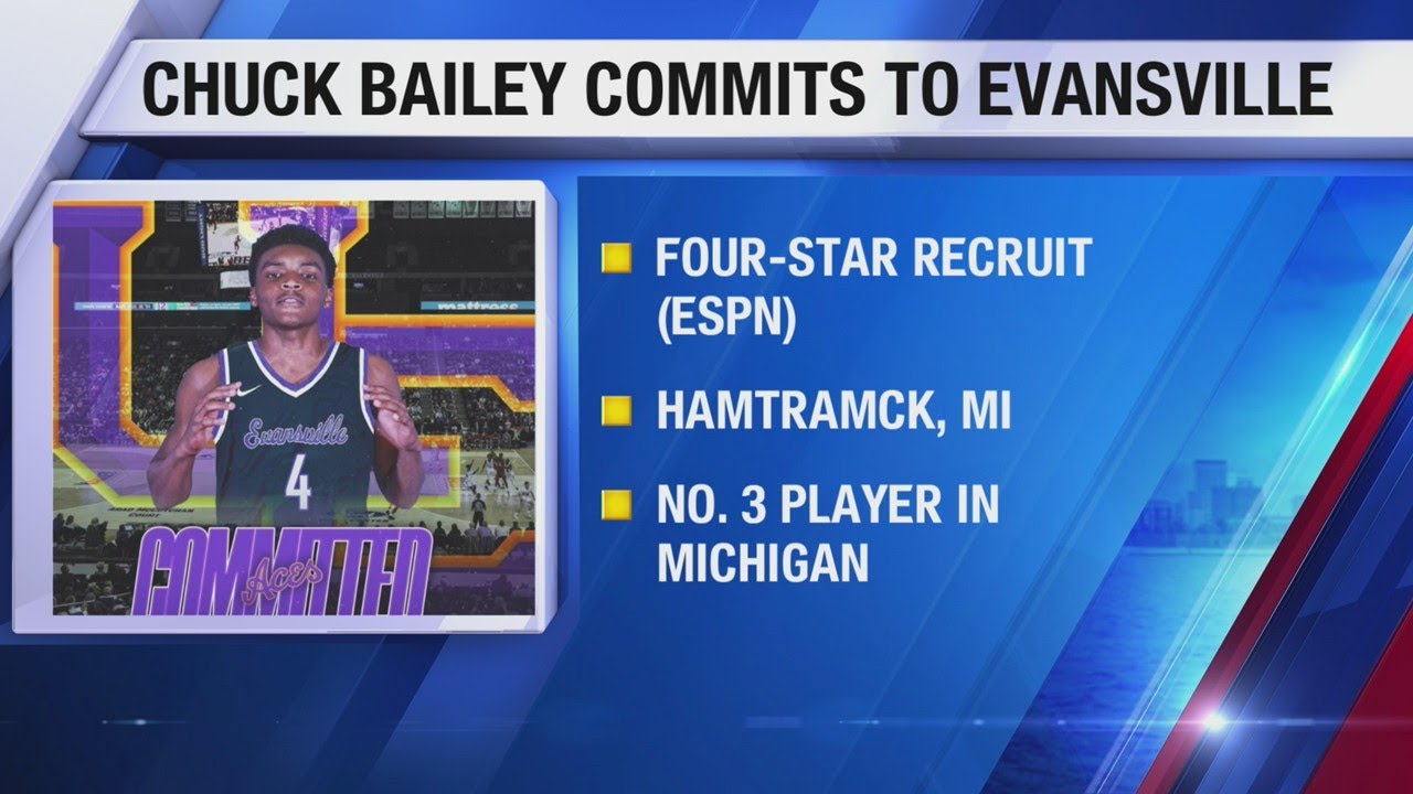 Chuck Bailey III commits to Evansville Aces - YouTube