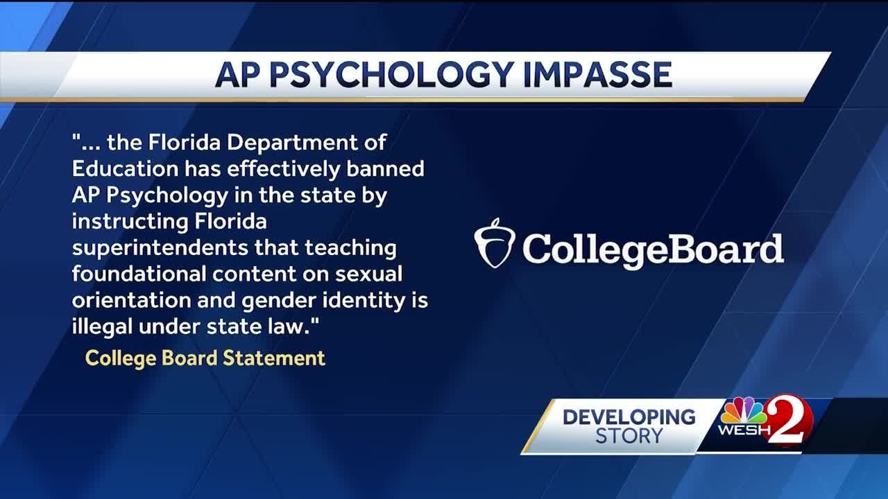 Florida bans AP Psychology over gender identity, sexual orientation ...