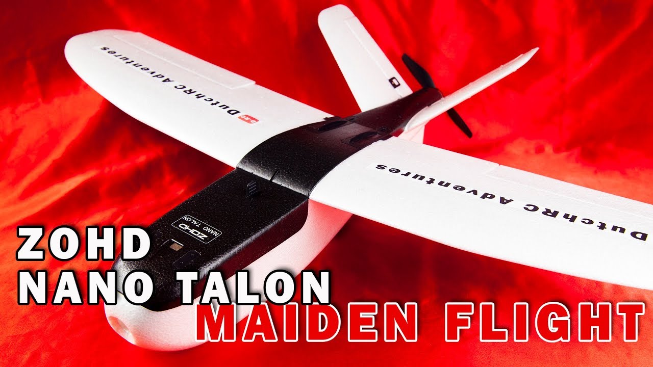 ZOHD Nano Talon - a smart 860mm (FPV) Aeroplane :) - MAIDEN FLIGHT ...