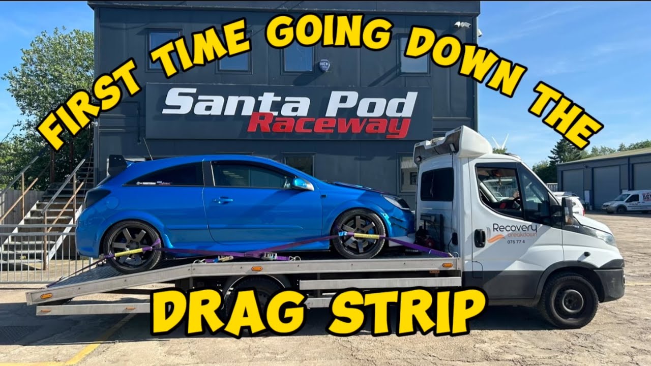 Taking my car down Santa pod strip for the first time 🚦🏁 - YouTube