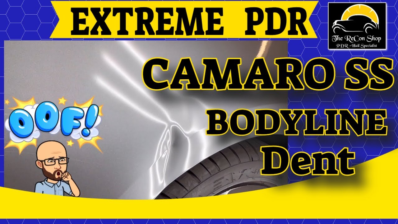 Camaro SS Bodyline Dent (Extreme PDR) - YouTube