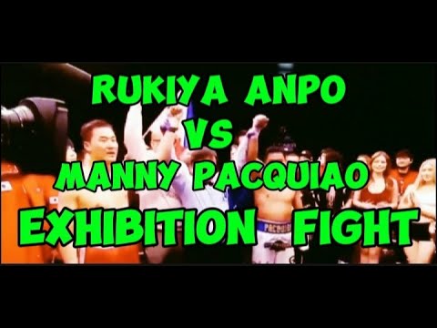 EXHIBITION FIGHT || RUKIYA ANPO VS MANNY PACQUIAO - YouTube