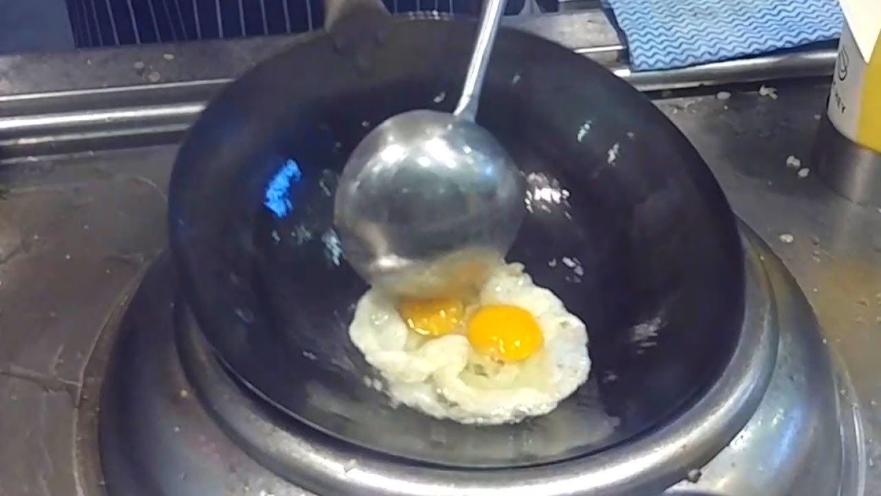 🍚🦐⚡️ Amazing Wok Skills ⚡️ Wok Hei Egg Fried Rice with Prawns【虾炒饭】⚡️ ...