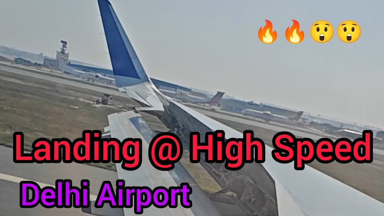 Ariel View of Delhi, Landing at Delhi Indira Gandhi international ...