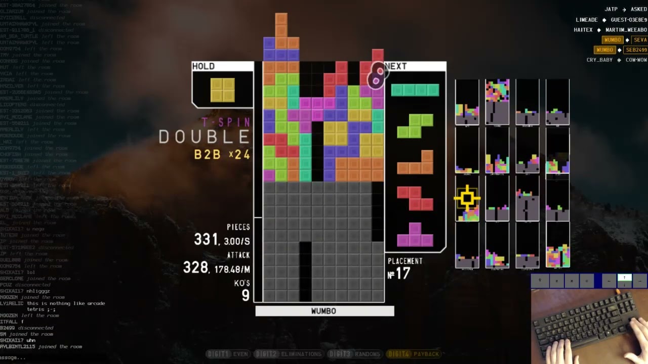 632 LINES SENT - Tryharding Tetris - YouTube