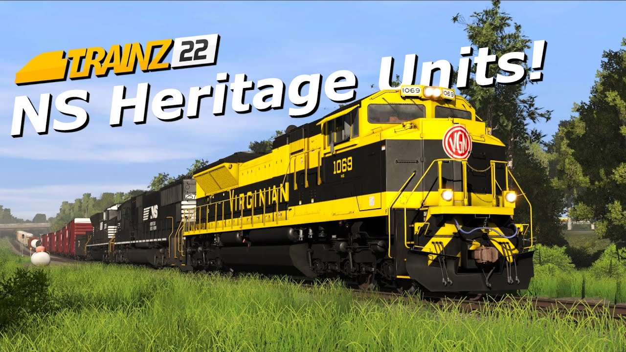 Norfolk Southern Heritage Units | Trainz 2022 - YouTube