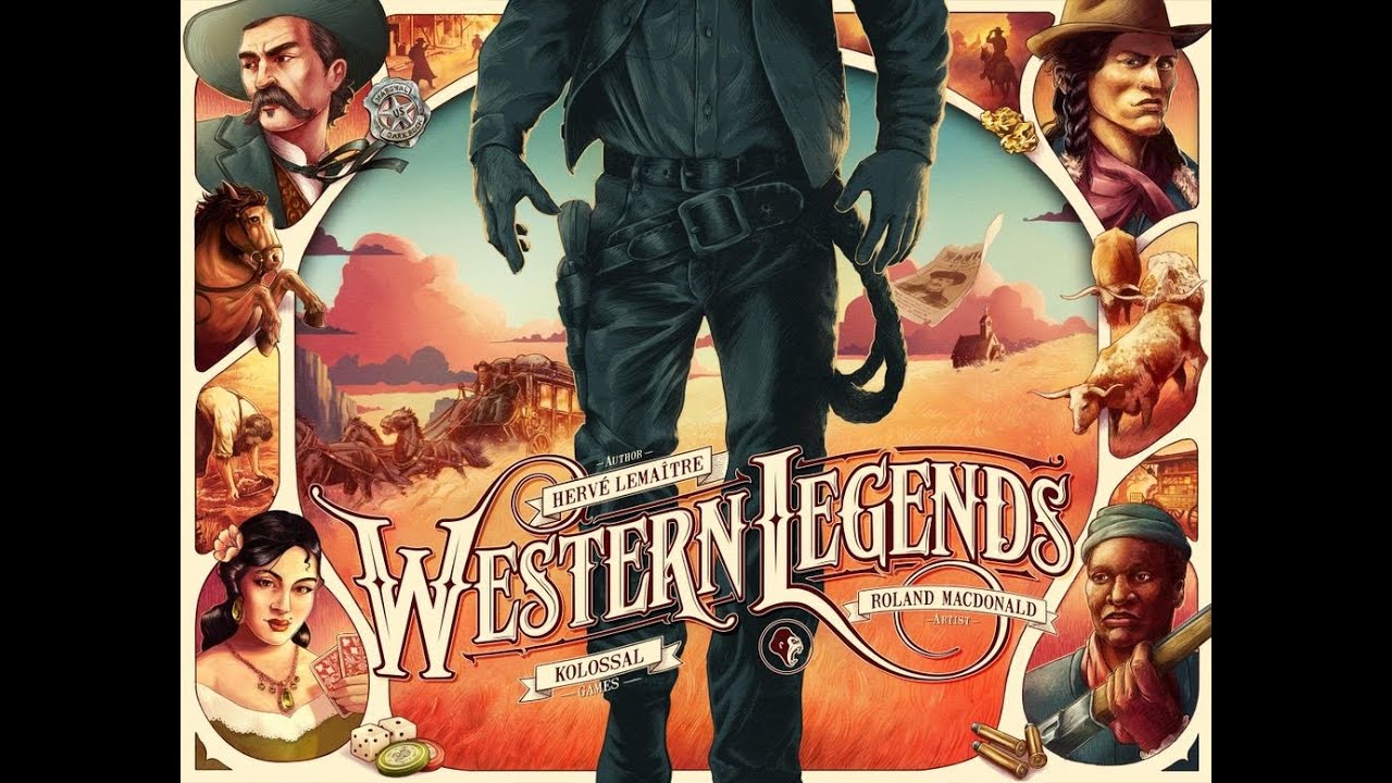 開箱尬聊 西部傳奇: 大盒收納(下) Western Legends: Big Box | 決定先組好，直接來測收納就好(乾 #高畫質 #桌遊 ...