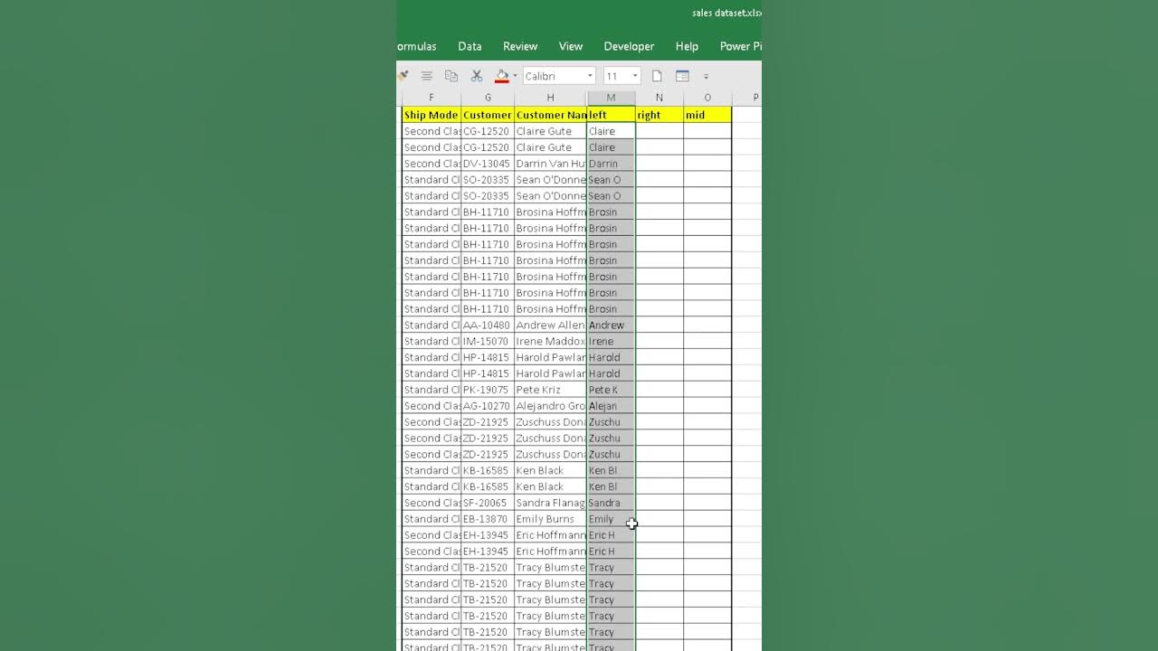 Master LEFT, RIGHT & MID Functions in Excel! 📊 - YouTube