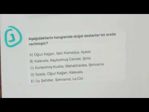 MASAL,FABL,EFSANE,DESTAN SORU ÇÖZÜMÜ