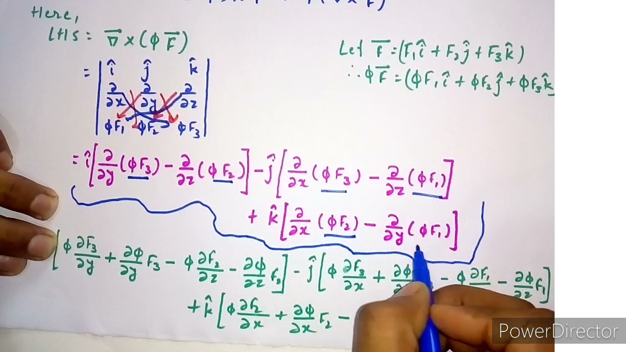 Vector Identity no 8 // Gradient Divergence and Curl // The Physics ...