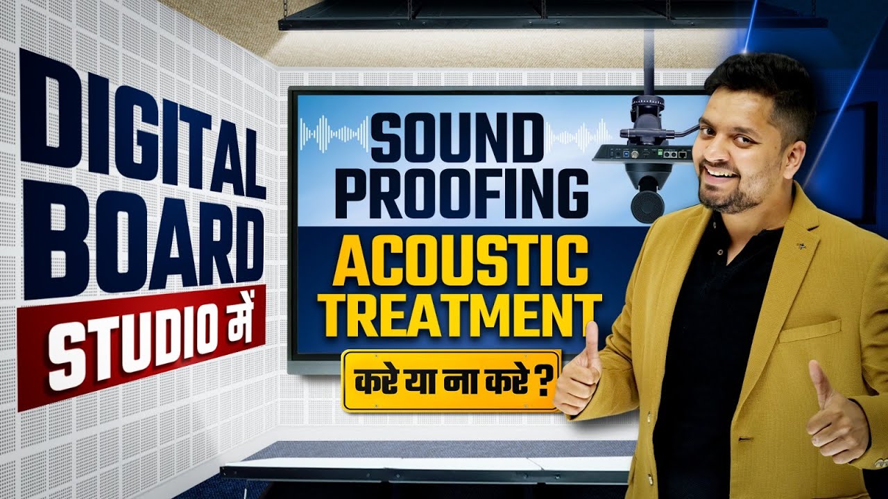 How to Soundproof || Teaching Studio soundproofing Setup || Acoustic ...