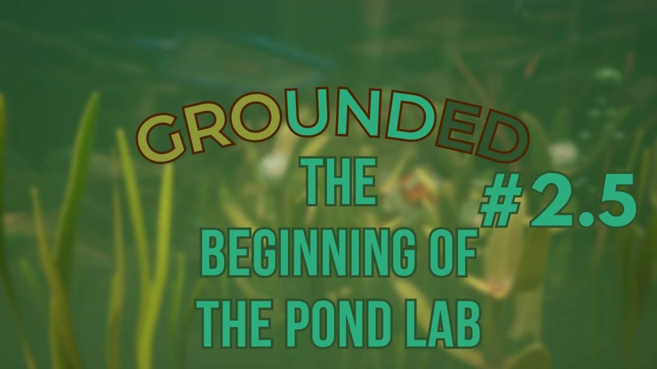 Grounded Episode 2.5 | The beginning of the Pond Lab - YouTube