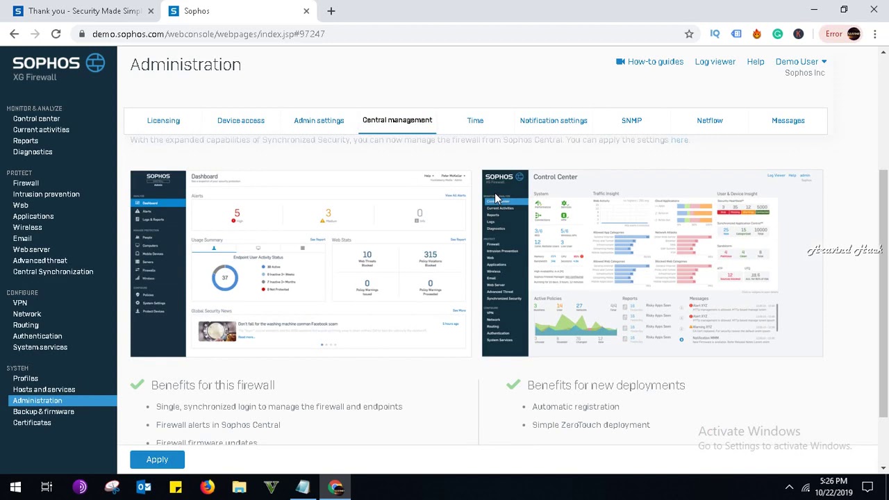 how to configure netflow in sophos xg 230 firewall - YouTube