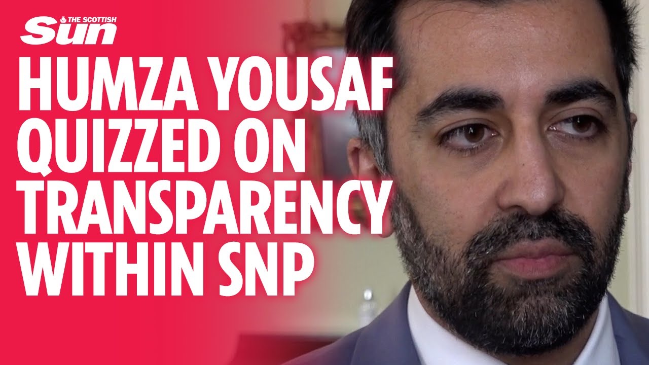 Humza Yousaf dodges questions over SNP transparency - YouTube