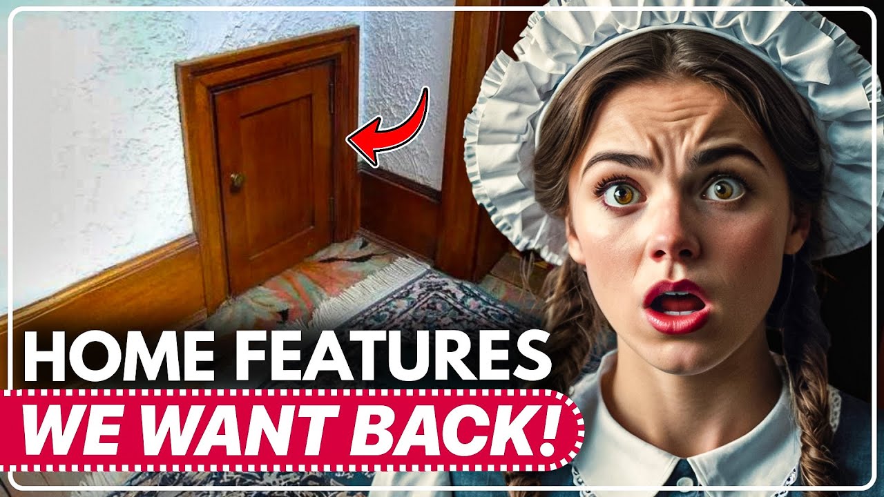 40 Old Fascinating Home Features | That Have Faded Into History - YouTube