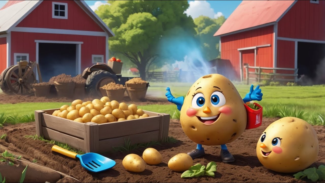 The Amazing Potato: From Soil to Plate | CoComelon Educational Poem for ...