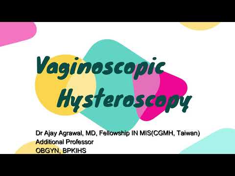 Vaginoscopic approch to diagnostic hysteroscopy