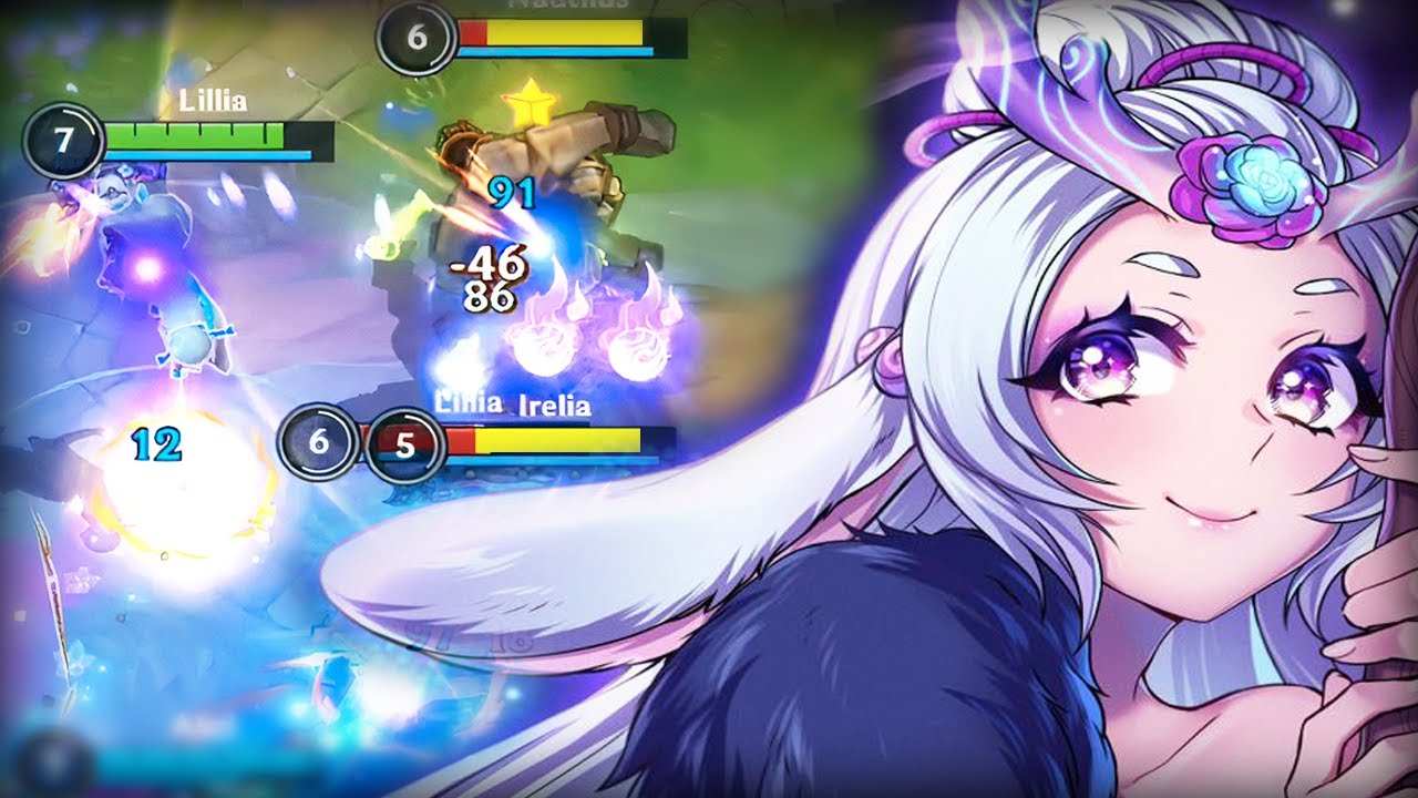 SPIRIT BLOSSOM LILLIA GAMEPLAY - BUILD & RUNES - WILD RIFT - YouTube