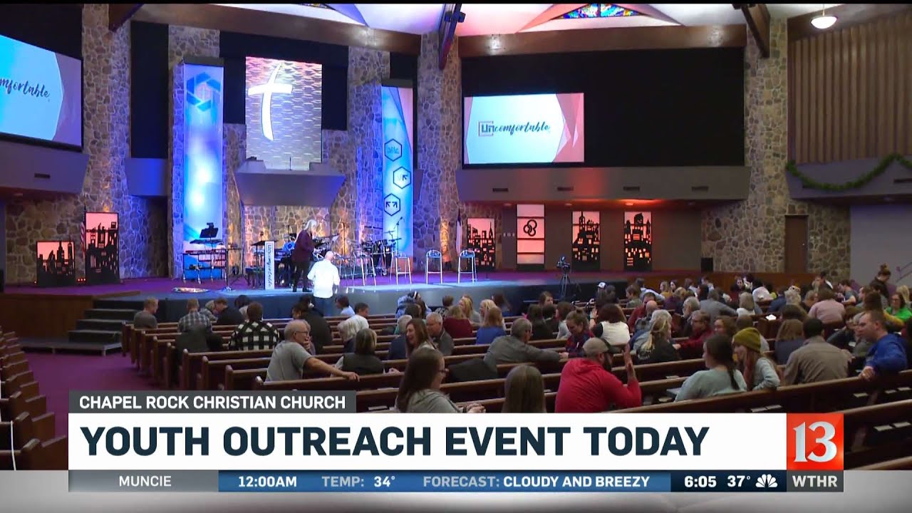 Church holds youth outreach event - YouTube