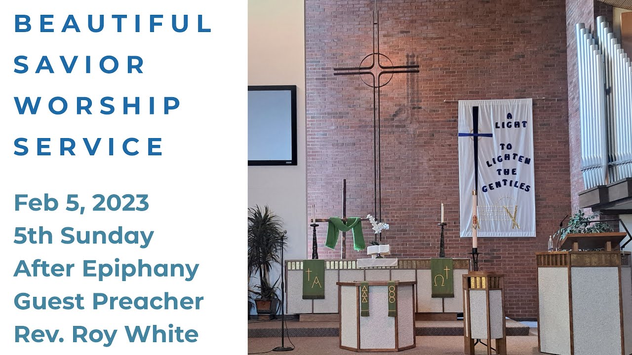 Worship Service February 05th 2023 | Guest Preacher Rev. Roy White ...