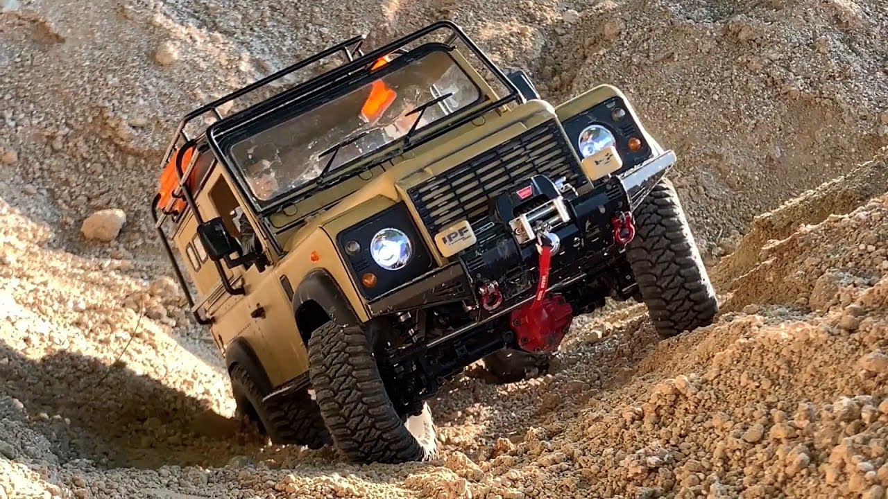 RC : Defender D90 small area happy trail #5 - YouTube