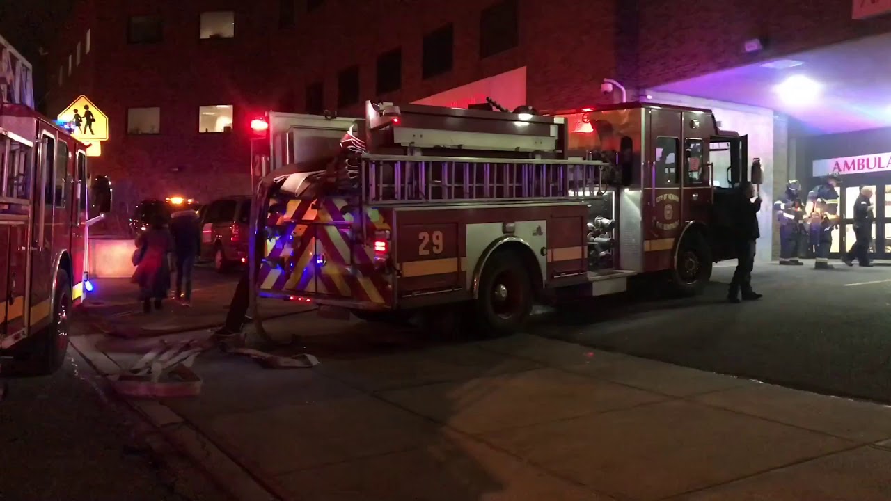 NEWARK FIRE DEPT. RESPONDING TO & ON SCENE OPERATING AT VERY SMALL ...