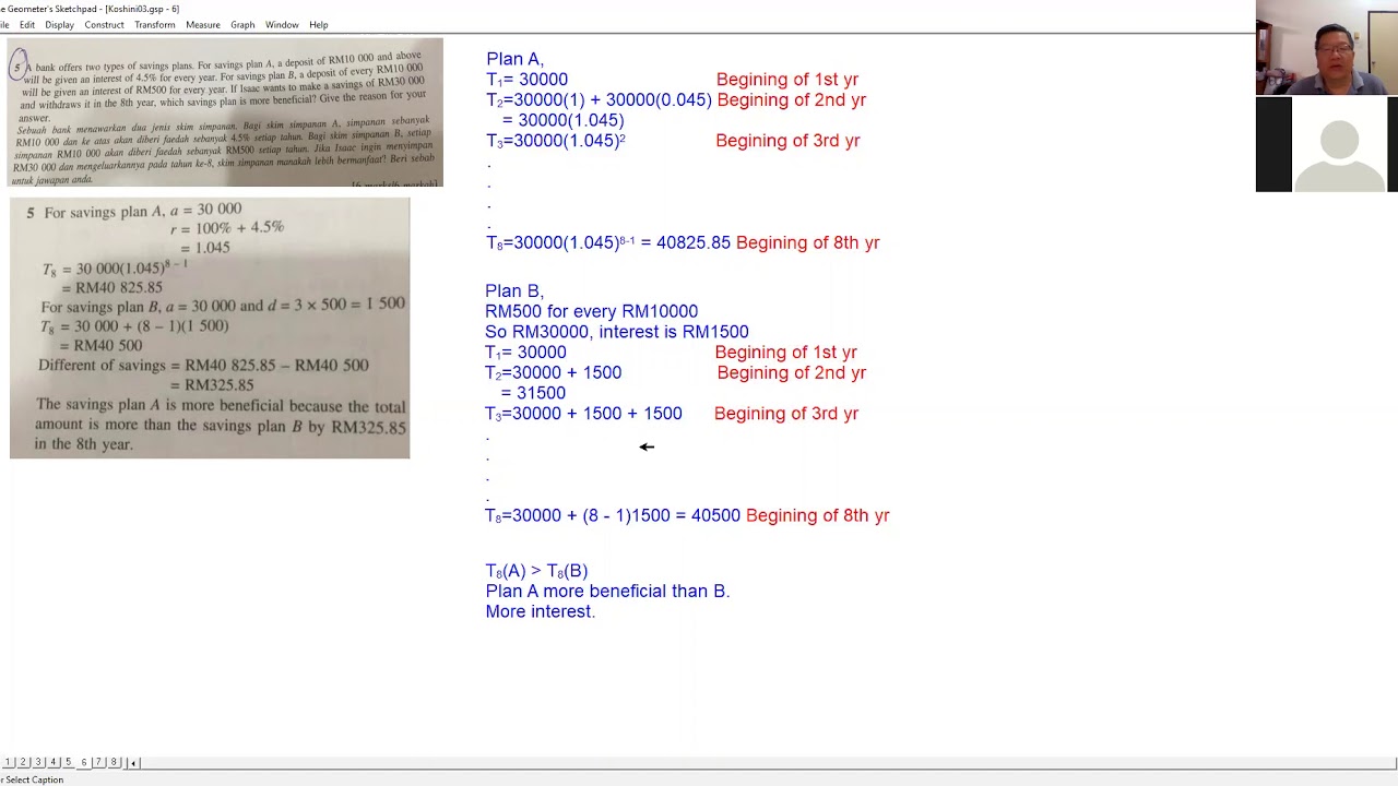Add Math Form 4 AP GP Rad Diff - YouTube