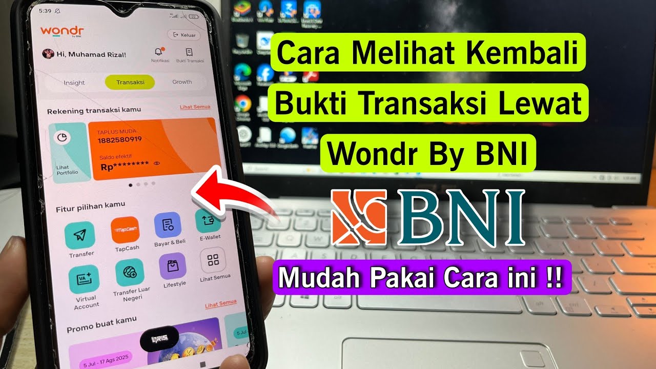 Cara Melihat Kembali Bukti Transaksi di Rekening BNI Pakai Wonder By ...
