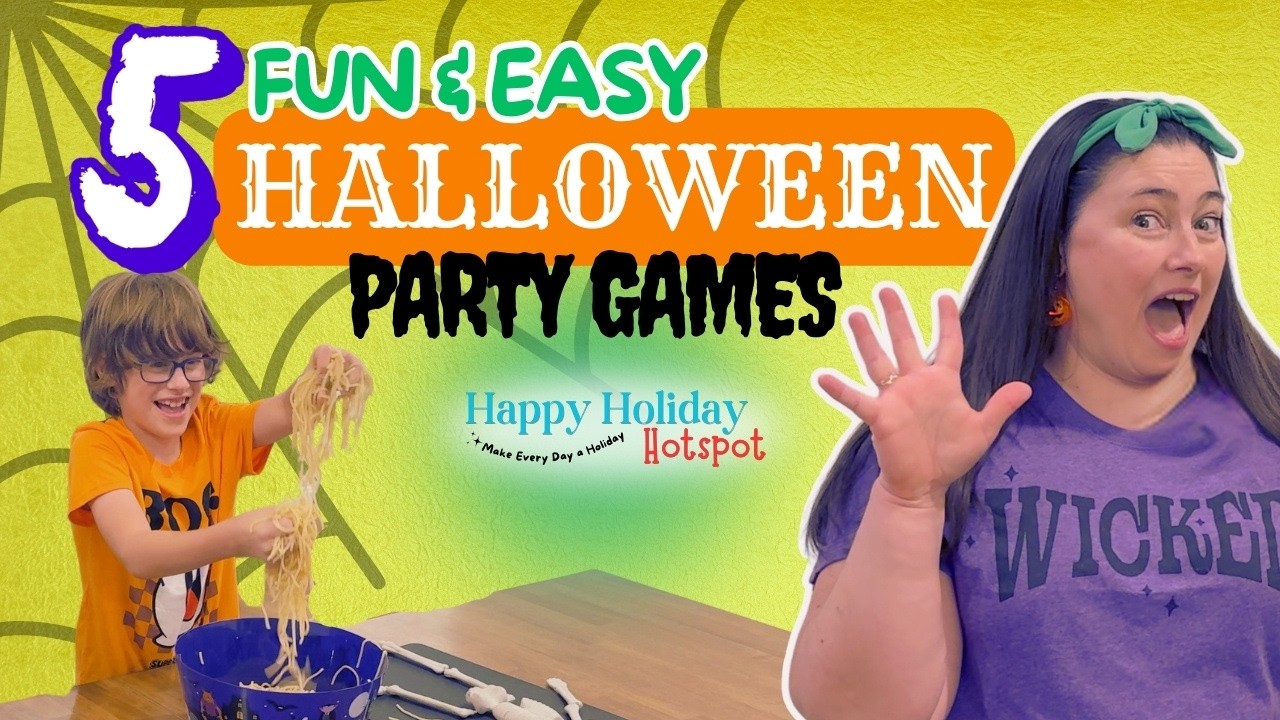 5 FUN Halloween Party Games PERFECT For ALL Ages! - YouTube