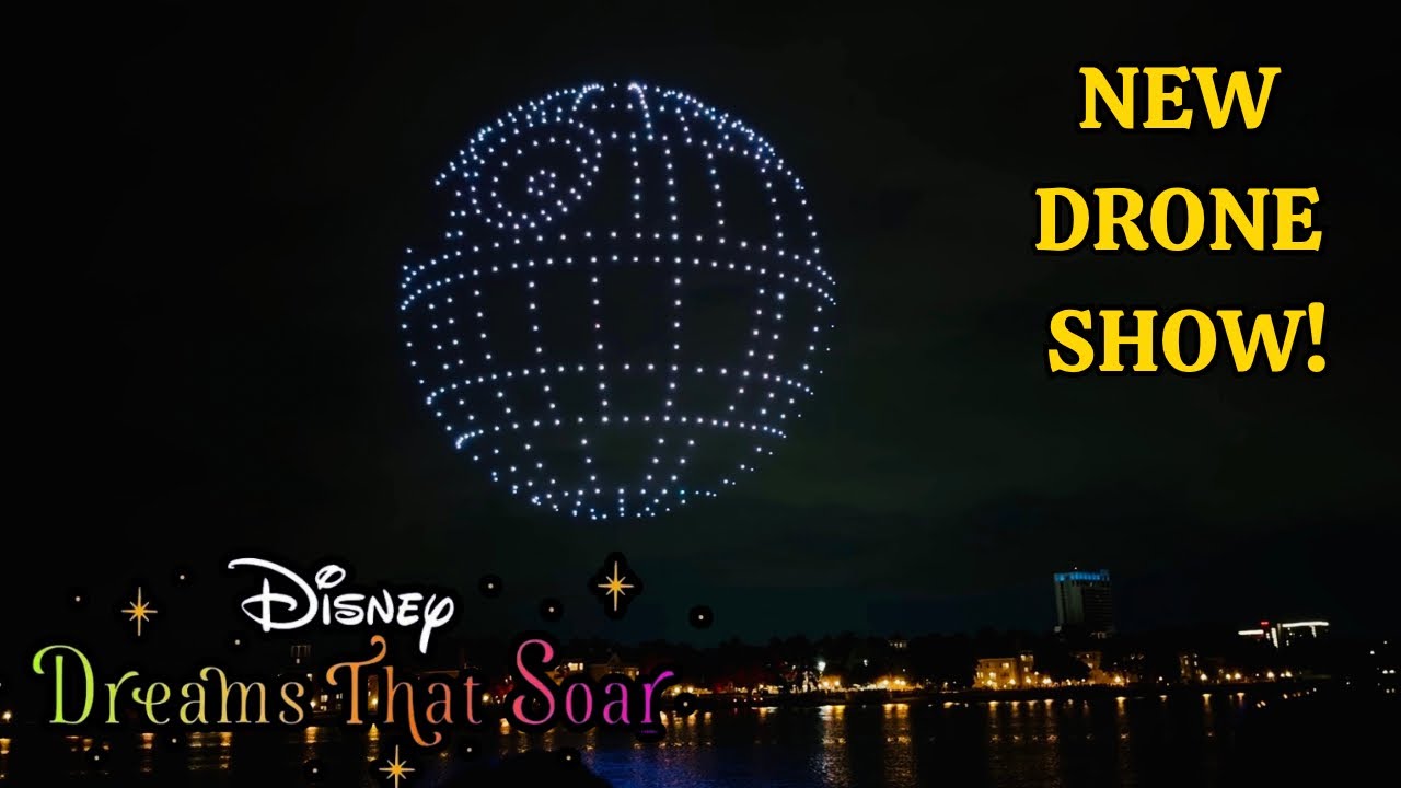 NEW Disney's Dreams That Soar Drone Show Full Show | Disney Springs ...