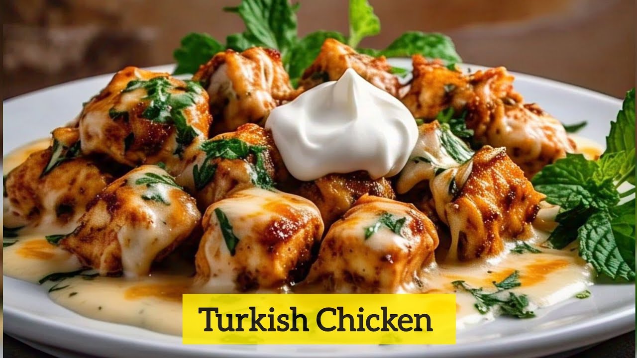 5 Minutes Turkish Chicken Recipe | Chicken Cheesey and Creamy Recipe ...
