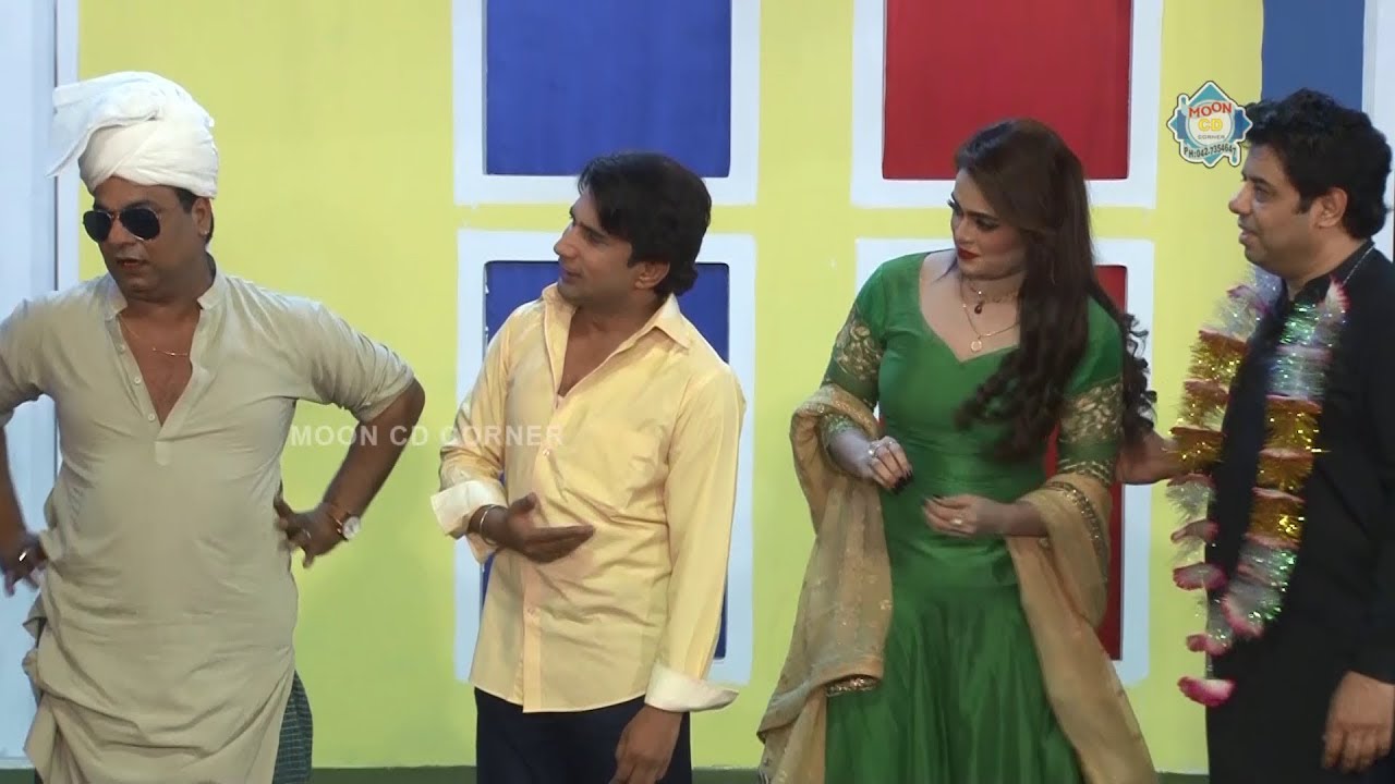 Long Te Elaachi New Pakistani Stage Drama Full Cpmedy Play 2018 - YouTube