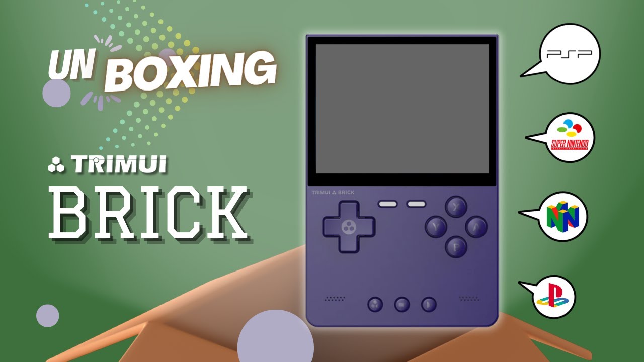 Unboxing // Primeiras impressões TrimUI Brick | LIVE - YouTube
