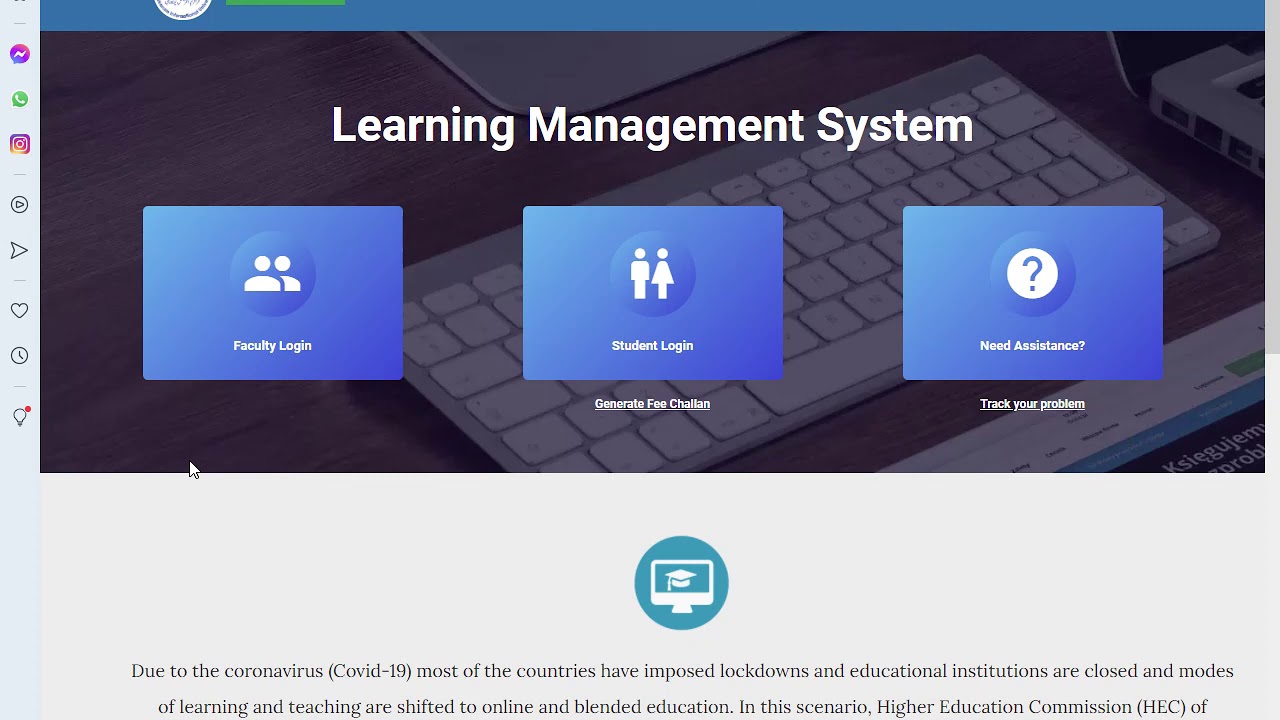 Introduction and Login to LMS for students - YouTube