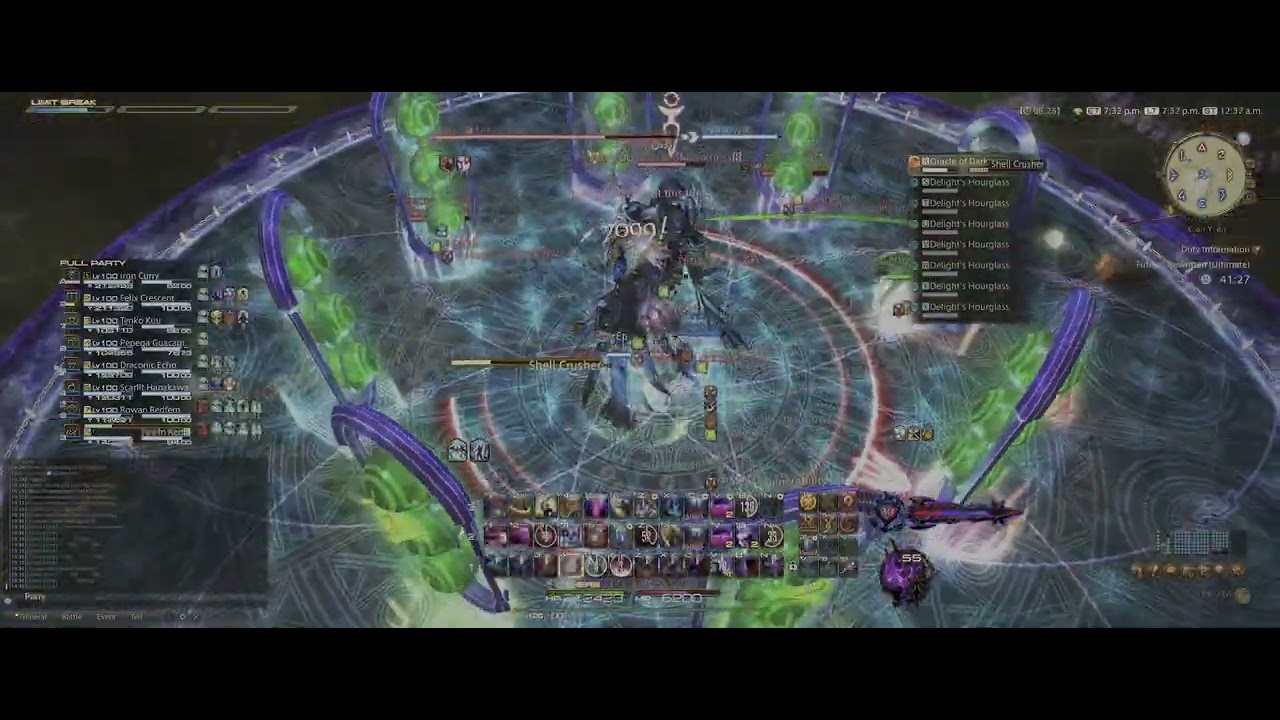 FFXIV FRU Clear NAUR Strats (Lesbin, Room Mits) DRK PoV 21:9 Ultrawide ...