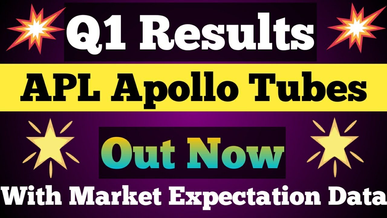APL Apollo Tubes Q1 financial results with market expectations data🛑 ...