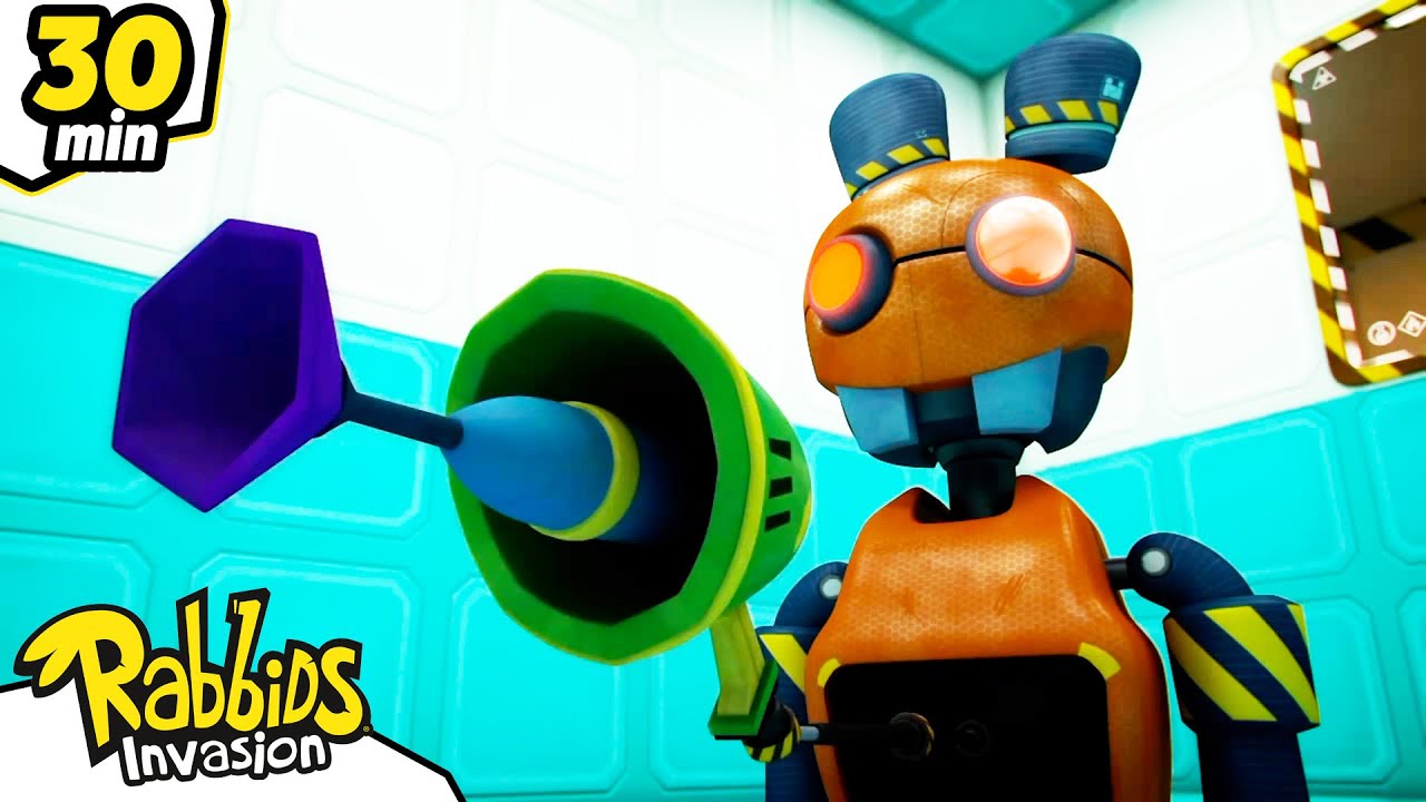 AI Robot Rabbids Take Over 🤖🐰 Rabbids Invasion 🐰 Full Episodes ...