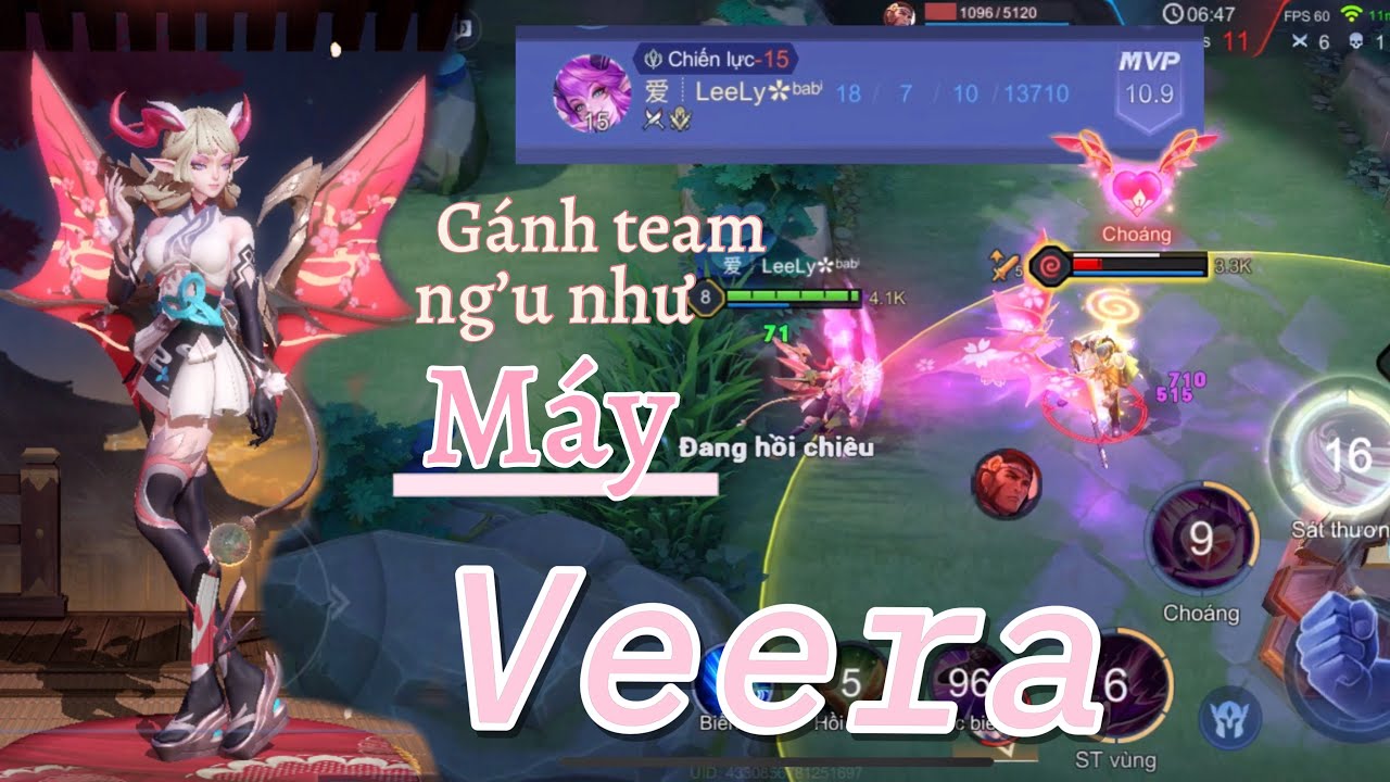 Chị đẹp Veera full phép ăn 18 mạng gánh team ng’u như máy | Build đồ 1 ...