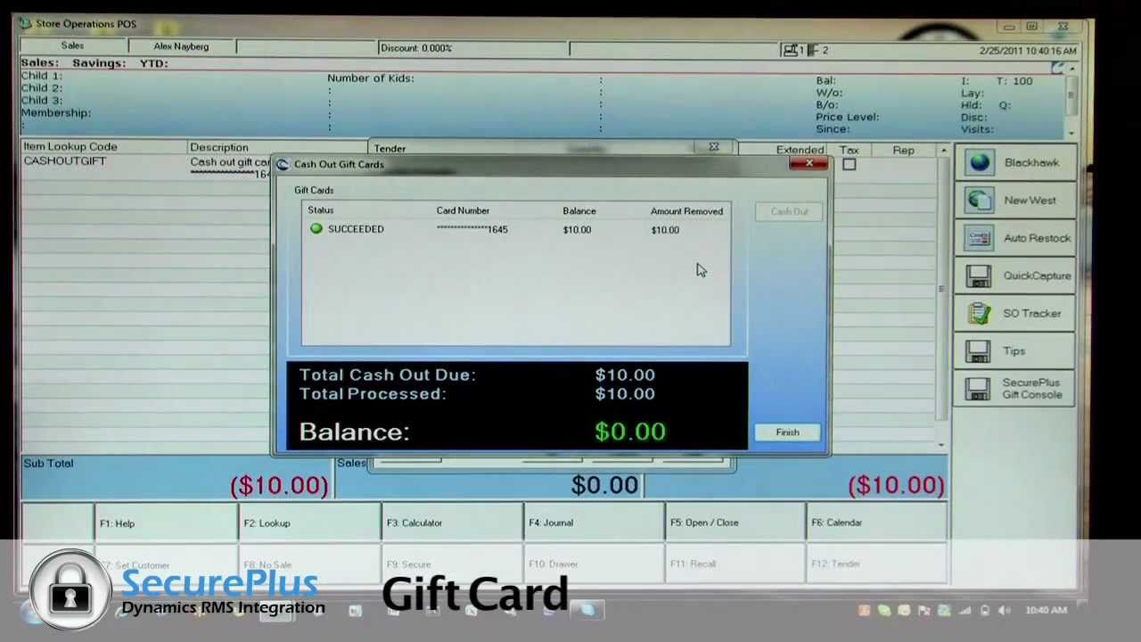 SecurePlus Dynamics RMS IPAD - YouTube