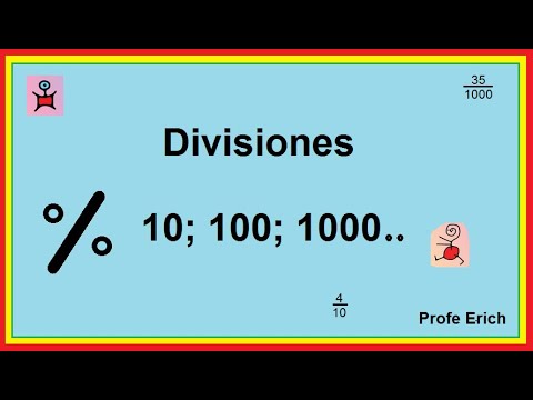 Divisiones entre 10 100 y 1000...¡Super facil!. Profe Erich. Mundo de ...