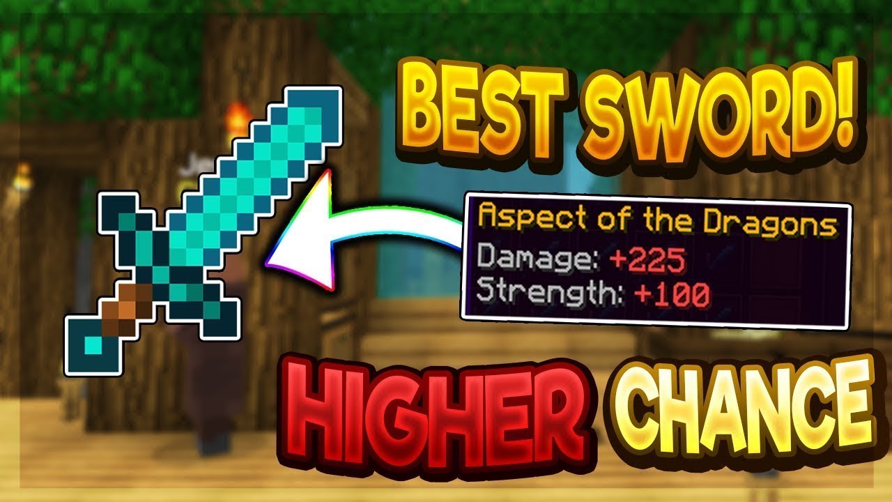 MAXED Aspect of the Dragon’s Sword (AOTD) - Hypixel Skyblock - YouTube