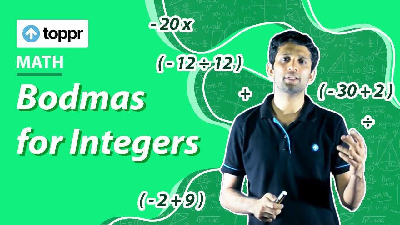 BODMAS for Integers | Whole Numbers | Class 6 Maths - YouTube