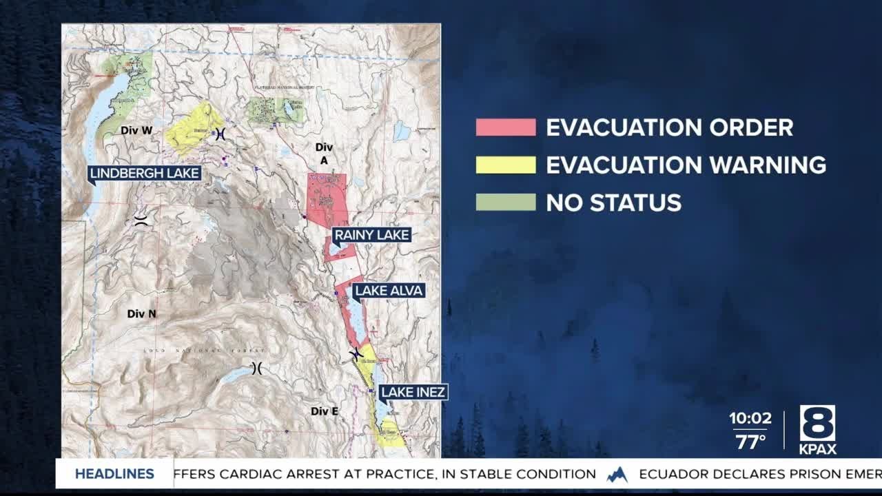Colt Fire grows to 4,390 acres, evacuation orders, warnings in place ...