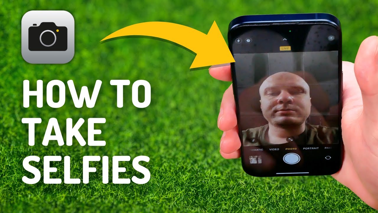 How to Take Selfies on iPhone 15 Pro Camera - Full Guide - YouTube